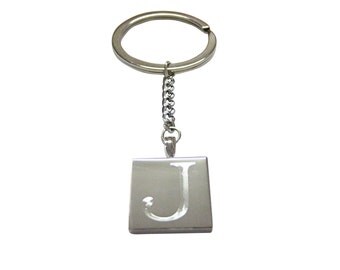 Letter j keychain | Etsy