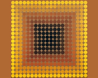Victor vasarely | Etsy