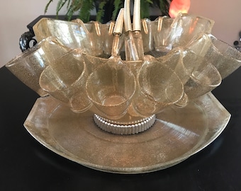 Vintage punch bowl | Etsy