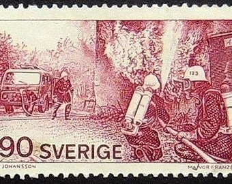 Fireman stamp | Etsy