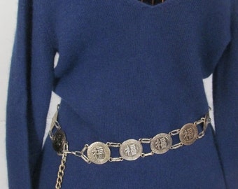 Gold chain belt | Etsy