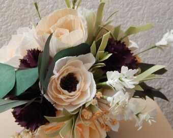 Paper flower bouquet | Etsy