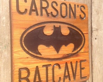 Bat cave sign | Etsy