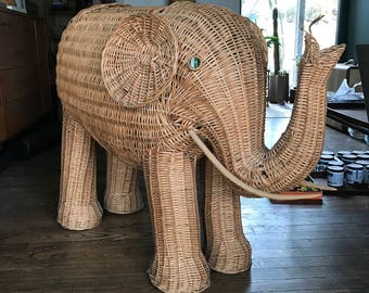 Wicker hamper | Etsy