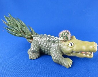 Alligator planter | Etsy