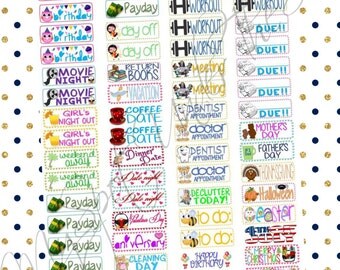 Agenda stickers | Etsy