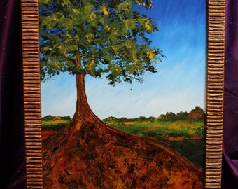 Tree with roots | Etsy