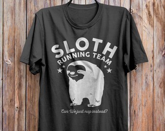 Sloth running team | Etsy