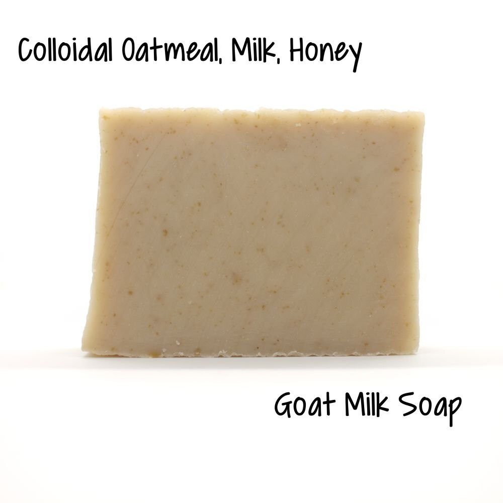 Colloidal Oatmeal Milk And Honey Scented Goats Milk Soap