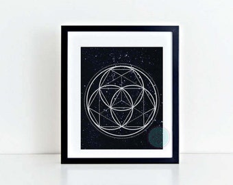 Sacred geometry art | Etsy