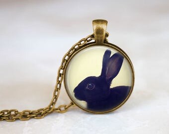 Bunny pendant | Etsy