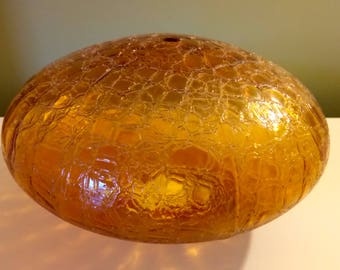 Amber glass lamp | Etsy