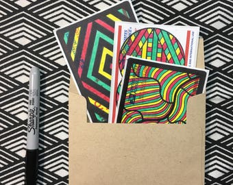 Trippy sticker | Etsy