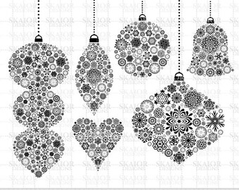 Bauble clipart | Etsy