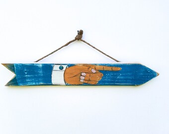 Pointing hand | Etsy