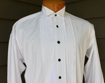 Wing collar shirt | Etsy