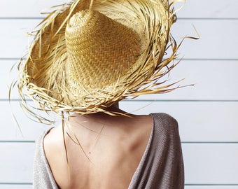 Mexican straw hat | Etsy