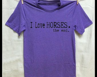 Horse shirt | Etsy