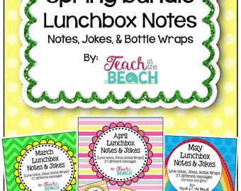 Mad Scientist Lunchbox Notes Jokes and Bottle Wraps