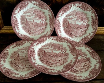 Cottage plates | Etsy
