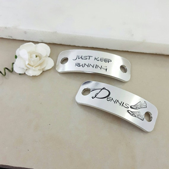 Personalized Trainer Tags Shoe Lace Tags Gift For Runners