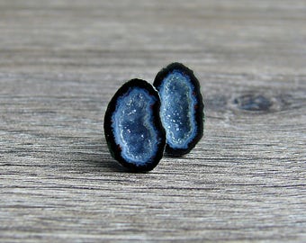 Raw Rough Diamond Rings Geode Crystal & Stone by Gemologies