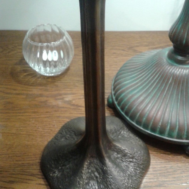 Tiffany Odyssey stained glass lamps and custom by AzaleaLampStudio