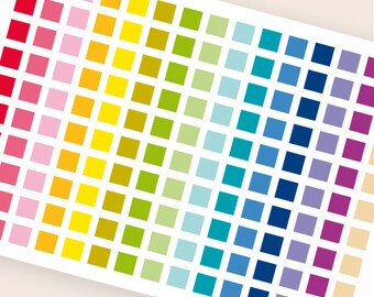 Square stickers | Etsy