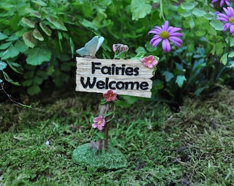 Fairies welcome sign | Etsy