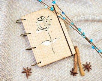 Wooden book cover | Etsy