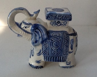 Porcelain elephant | Etsy