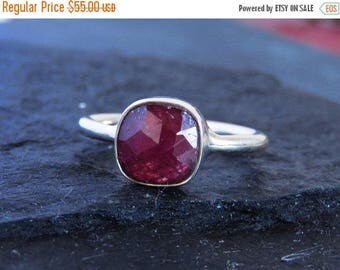 Natural ruby ring | Etsy