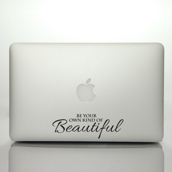 Macbook Decal Quote Motivational Laptop Decal Quote Be