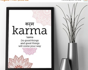 Karma art | Etsy