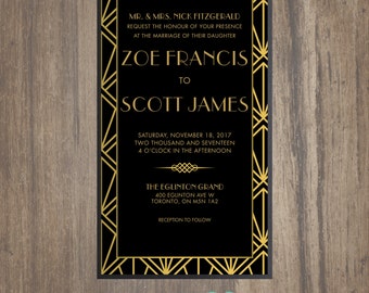 1920s invitations | Etsy
