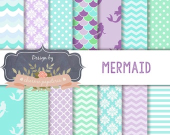 Mermaid paper | Etsy