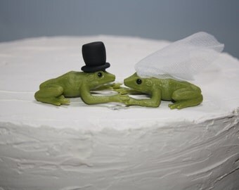 Frog cake topper | Etsy