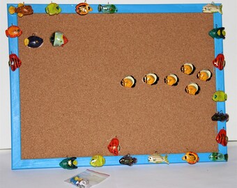 Framed cork board | Etsy