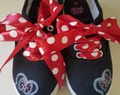 Minnie mouse shoes | Etsy