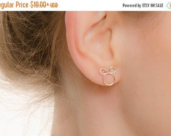 Mickey mouse earring | Etsy