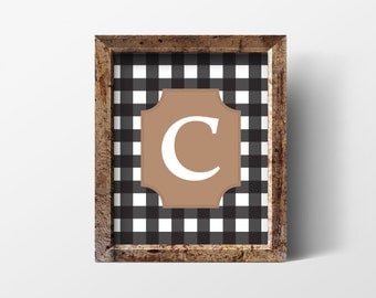 Letter c print | Etsy