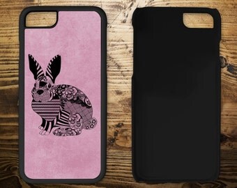 Rabbit phone case | Etsy