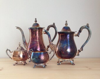 Silver plate teapot | Etsy