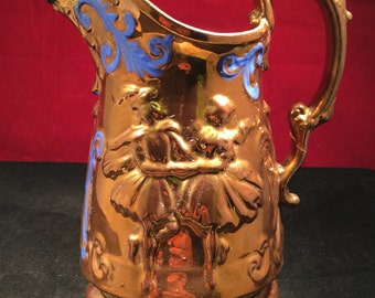 Luster ware pitcher | Etsy