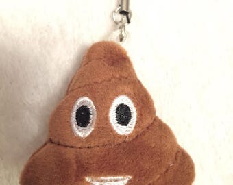 Poop emoji keychain | Etsy