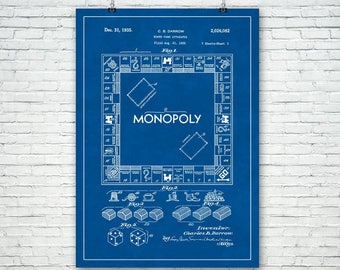 Monopoly poster | Etsy
