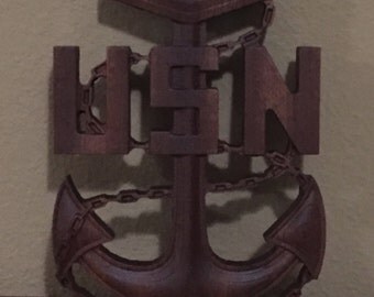 Navy chief anchor | Etsy