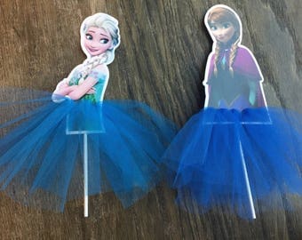 Frozen cake topper | Etsy