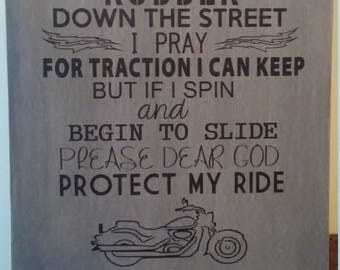 Biker prayer | Etsy