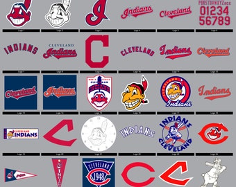 Cleveland indians | Etsy